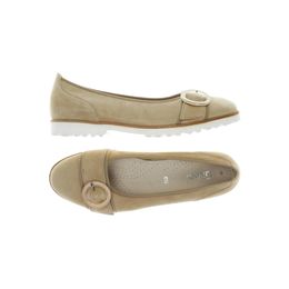 Gabor Damen Ballerinas, beige, Gr. 6.5