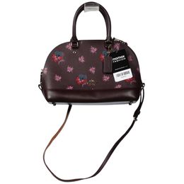 Coach Damen Handtasche, bordeaux, Gr.