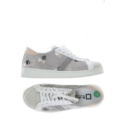 D.A.T.E. Damen Sneakers, grau, Gr. 37