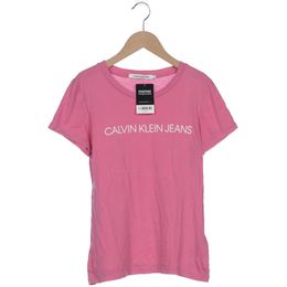 Calvin Klein Jeans Damen T-Shirt, pink, Gr. 36