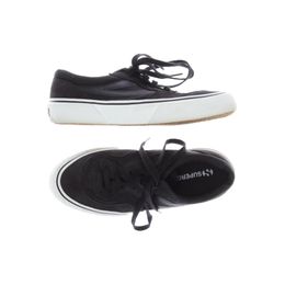 Superga Damen Sneakers, schwarz, Gr. 37