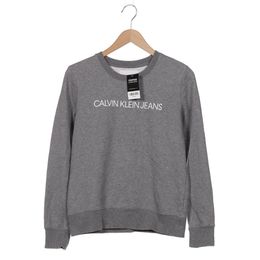 Calvin Klein Jeans Damen Sweatshirt, grau, Gr. 38