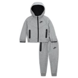 Nike Sportswear Tech Fleece Full-Zip Set Zweiteiliges Hoodie-Set für Babys - Grau