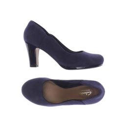 Clarks Damen Pumps, marineblau, Gr. 38