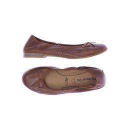 Tamaris Damen Ballerinas, braun, Gr. 36