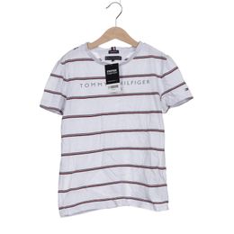 Tommy Hilfiger Herren T-Shirt, weiß, Gr. 140