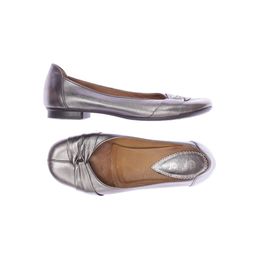 Gabor Damen Ballerinas, silber, Gr. 4.5