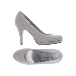 Tamaris Damen Pumps, grau, Gr. 38