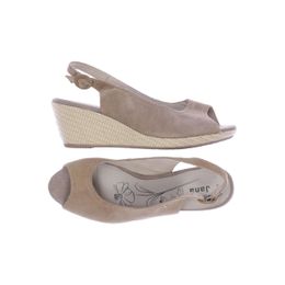 Jana Damen Sandale, beige, Gr. 39.5