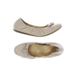 Geox Damen Ballerinas, beige, Gr. 38