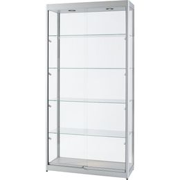 Vitrine, BxTxH 1000 x 400 x 2000 mm - kaiserkraft