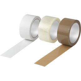 ratioform flow PP-Packband ratioTape, L&auml;nge 100 m, VE 6 Rollen, braun, Bandbreite 50 mm