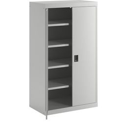 LISTA Schwerlastschrank, 4 Fachböden, lichtgrau