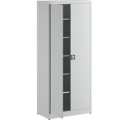 Mauser Extrahoher Universalschrank, HxBxT 2200 x 950 x 500 mm, lichtgrau