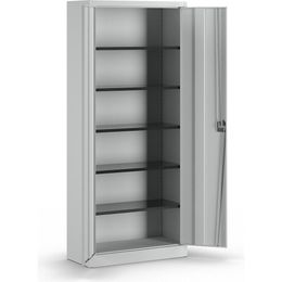 Mauser Universalschrank, extrahoch, HxBxT 2200 x 950 x 420 mm, lichtgrau