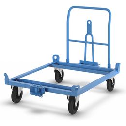 eurokraft pro Fahrgestell mit Zugdeichsel und Kupplung, Tragfähigkeit 500 kg, Ladeflächenbreite 1010 mm