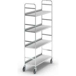 Kongamek Ordner-Etagenwagen KM151, 4 Böden, LxBxH 790 x 290 x 1500 mm