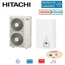 Hitachi Wärmepumpen Set YUTAKI S 11,0 kW RAS-4WHVNPE + RWM-4.0N1E - Außengerät + Hydromodul