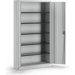 Mauser Universalschrank, extrahoch, HxBxT 2200 x 1200 x 420 mm, lichtgrau