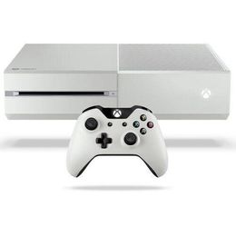 Microsoft Xbox One 500 GB weiß 2 Controller