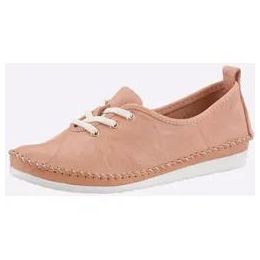 Schnürschuh Heine Gr. 37, rosa (rose) Damen Schuhe