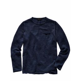 Mey & Edlich Mey & Edlich Herren Sweater Regular Fit Blau einfarbig 46, 48, 50, 52, 54, 56, 58