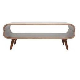 Miliboo Design-Couchtisch Nussbaum TAKLA