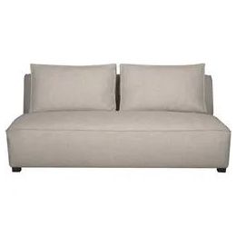 Miliboo Zweisitzer-Sofa Design aus beigem Stoff PLURIEL