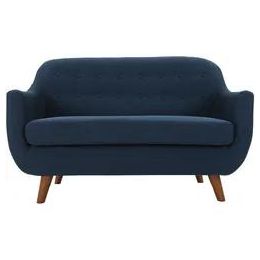 Miliboo Design-Sofa 2 Plätze Blau YNOK