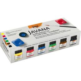 Persen Verlag Javana Stoffmalfarbe, 6 x 20 ml - Basis-Set