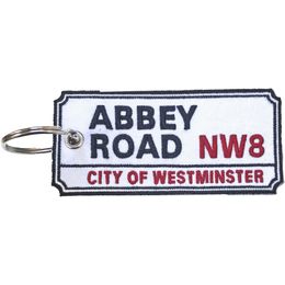 Generic Abbey Road, Nw London Road Sign Doppelseitiger Patch-Schlüsselanhänger