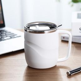 Darling Home Thermobecher Bierbecher Edelstahl Einfache Büro Tee Kaffee Wasserflasche Vakuum Mit Deckel Praktisches Tragbares Trinkgeschirr