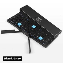 Seenda Faltbare Tastatur Drahtlose Bluetooth Klapp Tastatur Mit Ständer Wiederaufladbare Mini Tastatur Für Telefon Tablet - Dropshipping