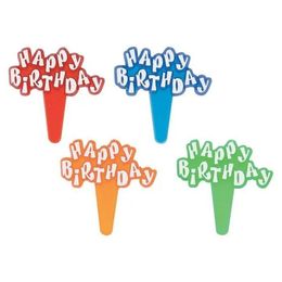 Generic Juwelen-Kuchenaufsatz „happy Birthday“. (Packung Mit 5)