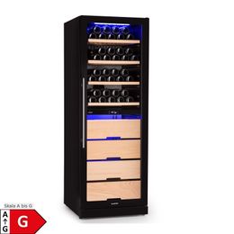 Klarstein Barossa 123 Duo Weink&uuml;hlschrank 123 Fl 226 Ltr 2 Zonen Touch-Steuerung
