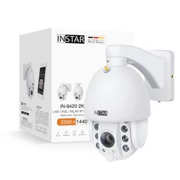 INSTAR &Uuml;berwachungskamera IN-9420 2K+ / POE + WLAN Wei&szlig;