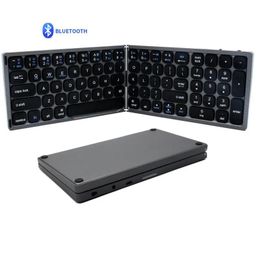Seenda Zusammenklappbare Kabellose Tastatur, Bluetooth, Wiederaufladbar, Faltbare Tastatur Mit Numerischer Telefon-Tastatur In Voller Größe Für Tablet