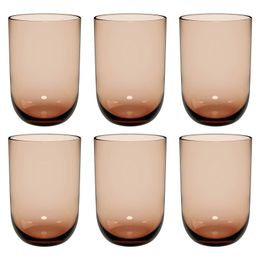 like. by Villeroy & Boch Longdrinkbecher Like Glass 385 ml 6er Set