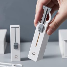 Xiaomi-1 Tragbare Automatische Pop-Up-Zahnstocherbox Für Zuhause, Unabhängige Verpackung, Zahnseidenstift, Heimtasche, Zahnseidenröhre