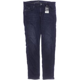 BOSS by Hugo BOSS Herren Jeans, marineblau, Gr. 34