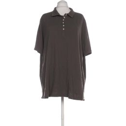 Ulla Popken Damen Poloshirt, grün, Gr. 54