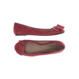 Massimo Dutti Damen Ballerinas, rot, Gr. 37