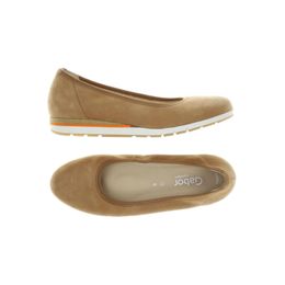 Gabor Damen Ballerinas, beige, Gr. 5