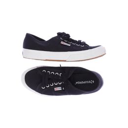 Superga Damen Sneakers, schwarz, Gr. 39