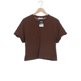 Bershka Damen T-Shirt, braun, Gr. 38