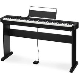 Digitalpiano Casio "CDP-S110BK" Tasteninstrumente Gr. B/H: 132cm x 99cm, schwarz mit Stativ und Pedal