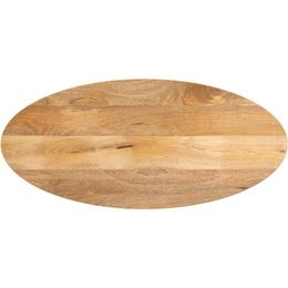 Tischplatte 120x50x3,8 cm Oval Massivholz Mango vidaXL