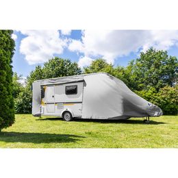 GreenYard® Abdeckplane für Wohnwagen oder Wohnmobile Größe M 550 x 250 x 220 cm