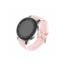 FIXED Silicone Strap for Smartwatch Universal 20 mm Pink