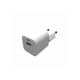 FIXED Fast Mini Home Charger 20W USB-C PD/USB-A White